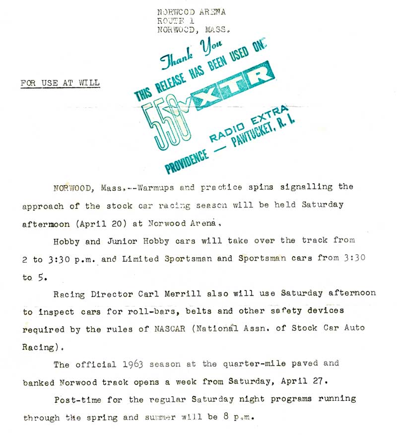Norwood Arena Speedway: stock car racing, nascar tracks, modifieds